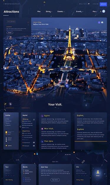 Interactive Map Layout With Hover Tooltips Informative Websi Autumn