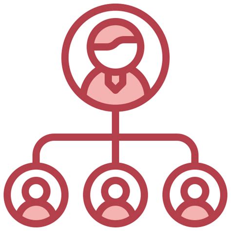 Flowchart Surang Red Icon