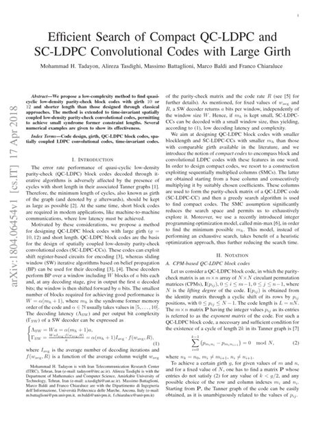 efficient search of compact qc ldpc and sc ldpc convolutional codes