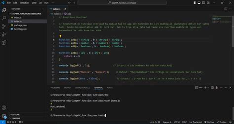 Learned Function Overloading In Typescript Muniza Malik Posted On The