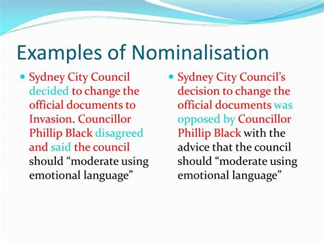 Ppt Nominalisation Powerpoint Presentation Free Download Id 2733481