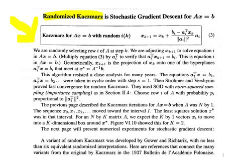 Solved Write A Matlab Code The Kaczmarz Algorithm For A