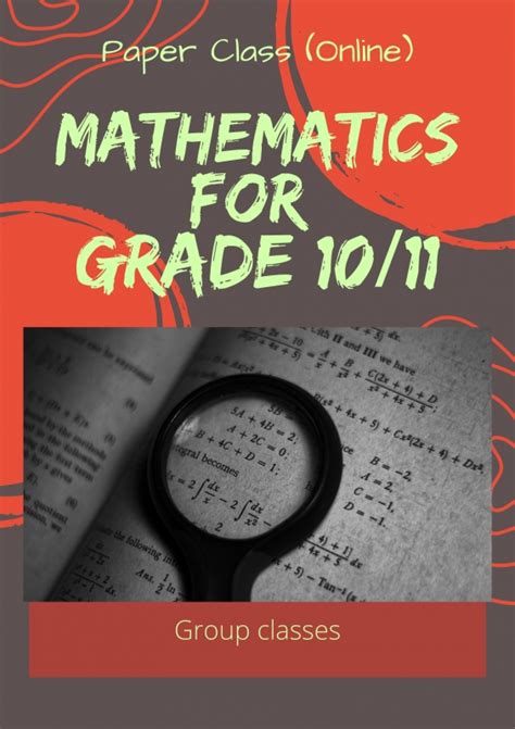 Ol Mathematics Paper Class Mathematics Ol Grade 6 11 Online