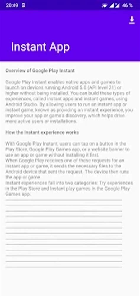 Android Için Instant App İndir