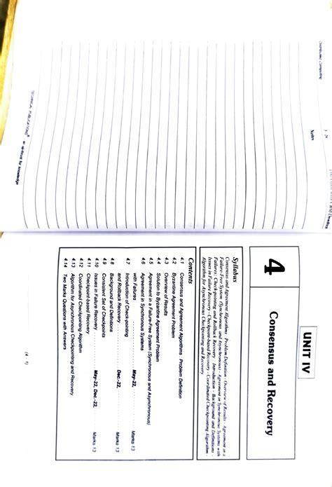 dc unit 4 summary distributed computing 4 1 two marks questions