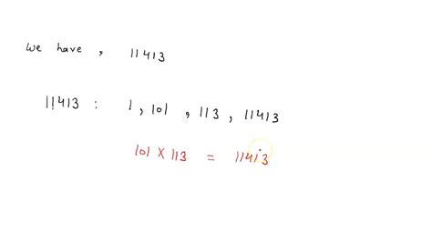 Solved 5 Use The Fermat Factorization Method To Factor 11413 Completely