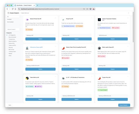 How To Read And Interact With Quicknodes User Dashboard Quicknode Guides