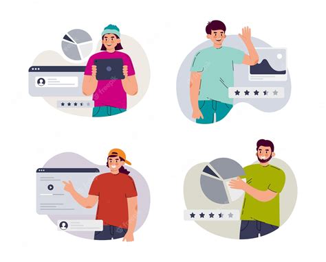 Premium Vector Set Men Are Designers Of Mobile Applications And Websites Ui Ux Designer