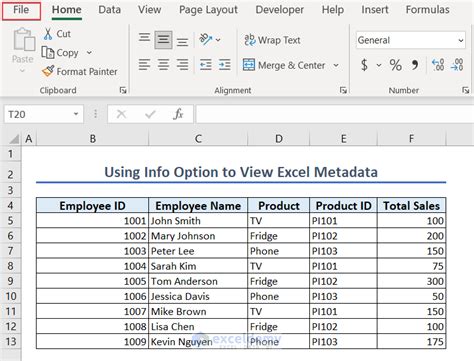 Guite To Excel Metadata View Modify And Remove Exceldemy