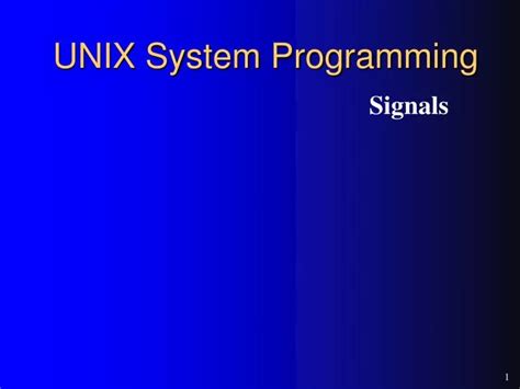 Ppt Unix System Programming Powerpoint Presentation Free Download