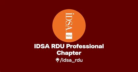 Idsa Rdu Professional Chapter Linktree
