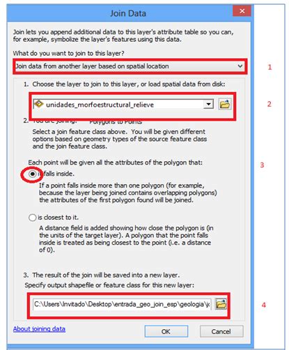 Table Join Between Vector Layers For Geology