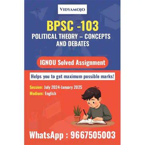 IGNOU BPSC 103 Solved Assignment 2024 25 English Medium PDF