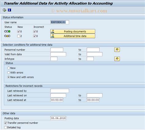 Pt68 Sap Tcode Activity Allocation