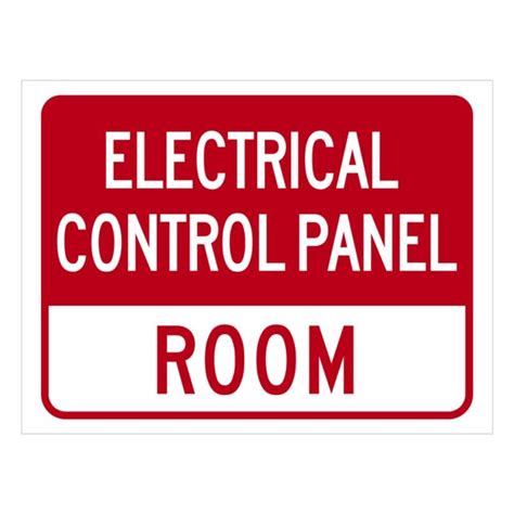 Electrical Control Panel Room Sign The Sign Store Nm