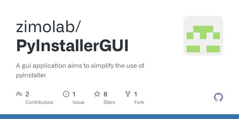 Github Zimolab Pyinstallergui A Gui Application Aims To Simplify The Use Of Pyinstaller
