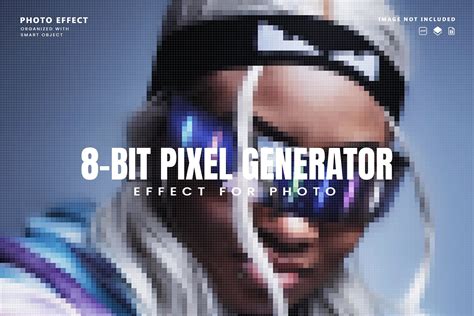 8 Bit Pixel Generator Photo Effect Graphic By Svahagraphicstudio · Creative Fabrica