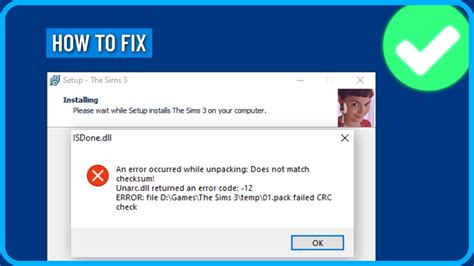 How To Fix FitGirl Setup ISDone Dll Unarc Dll Error YouTube