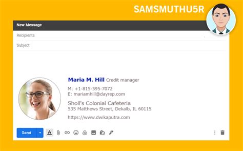 Design Responsive Html Email Signature By Samsmuthu5r Fiverr