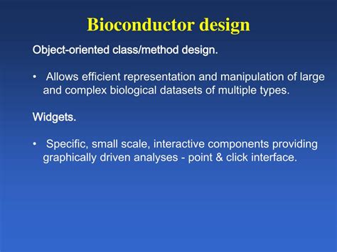 Ppt Welcome To Lecture 7 An Introduction To Bioconductor Powerpoint Presentation Id 4985698