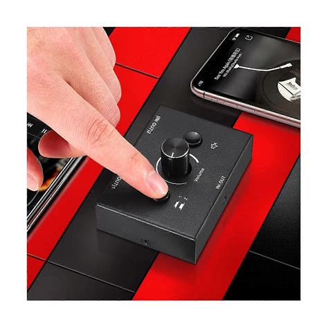 35mm Audio Switcher 2 Input 1 Output1 Input 2 Output Audio Splitter Switcher Audio Switcher