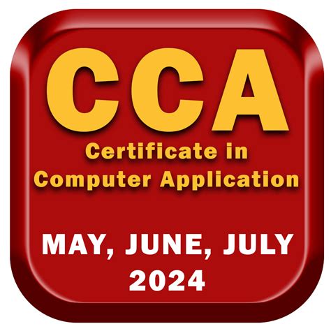 Certificate In Computer Application May June And July 2024 Don Bosco