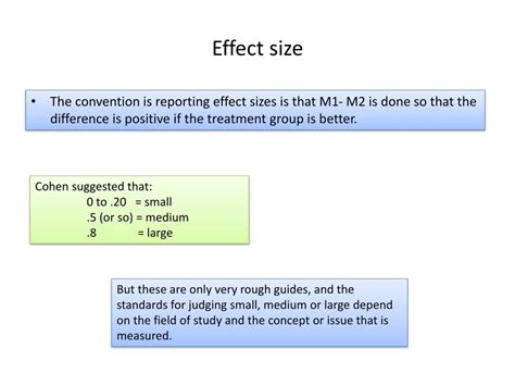 Ppt Effect Size Powerpoint Presentation Free Download Id 2162343