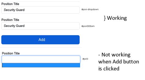Html Why Cant I Populate Appended Select In Php Stack Overflow