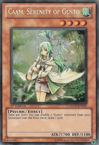 Caam Serenity Of Gusto Yugioh Serenity Dungeons And Dragons Board