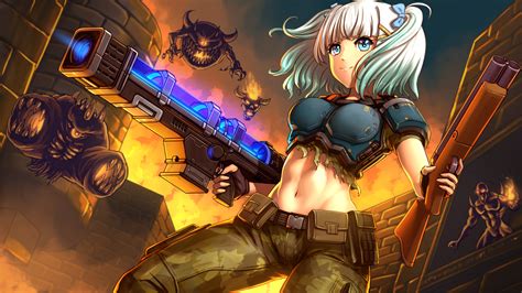 Doomguy Mint Fantome Cacodemon Imp Lost Soul And 1 More Indie Virtual Youtuber And 2 More