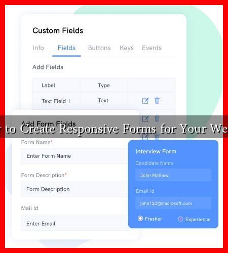 How To Create Responsive Forms For Your Website Wadaef