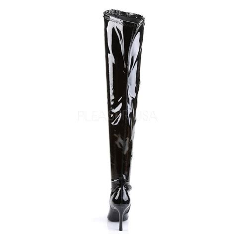 Classic Patent Leather Thigh Boot Sexy Shooz