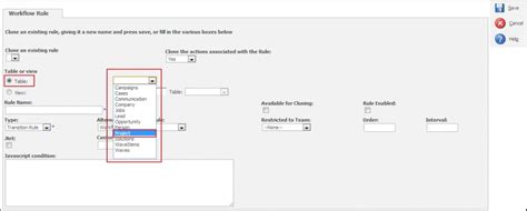 Enable Workflow Capability To An Existing Entity Sage CRM Tips Tricks And Components