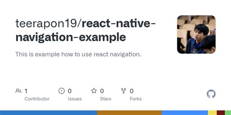 Github Teerapon React Native Navigation Example This Is Example How To Use React Navigation