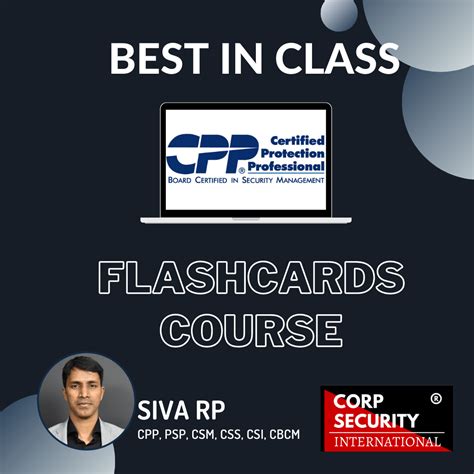 Asis Cpp Flashcards Course Corpsecurity Shop