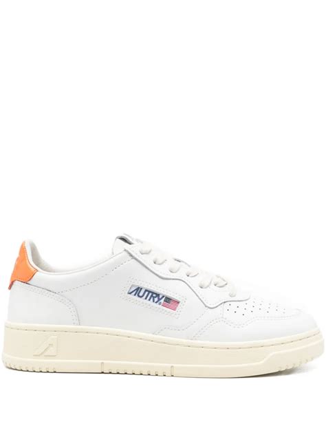 Autry Medalist Low Leather Sneakers White Farfetch