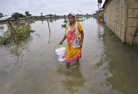 Assam Flood Situation Remains Grim Death Toll From Deluge Rises To 84