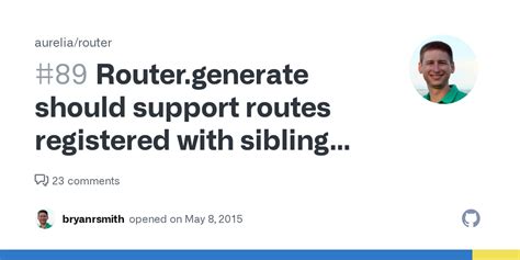router generate should support routes registered with sibling routers