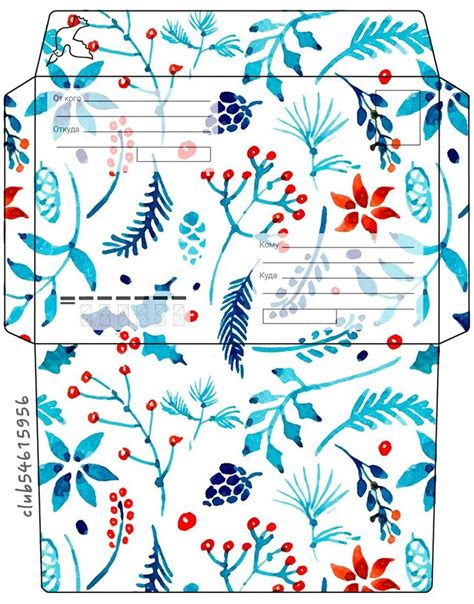 Конверт Деду Морозу 100 бесплатных шаблонов для печати и идеи Envelope Art Origami Paper Art