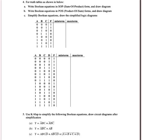 Solved Text Need All The Questions Thank You 4 For Truth Tables As