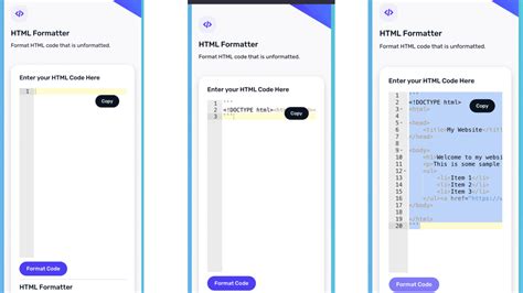 Html Formatter — Simplify Your Hustle Cyber Tools