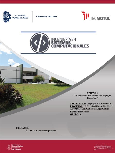 Cuadro Comparativo De Lenguajes Informativos Pdf Lenguaje De