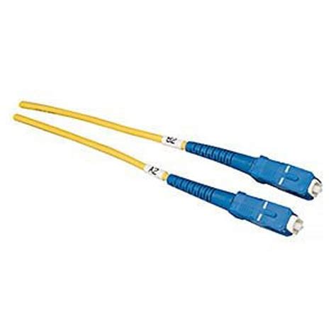 Duplex SC To SC Fiber Optic Patch Cord Singlemode M Allen Tel Products Inc