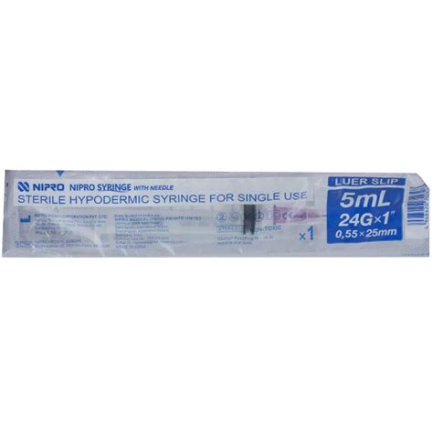 Buy Nipro Syringe With Needle 5 Ml In Wholesale Price Online B2b