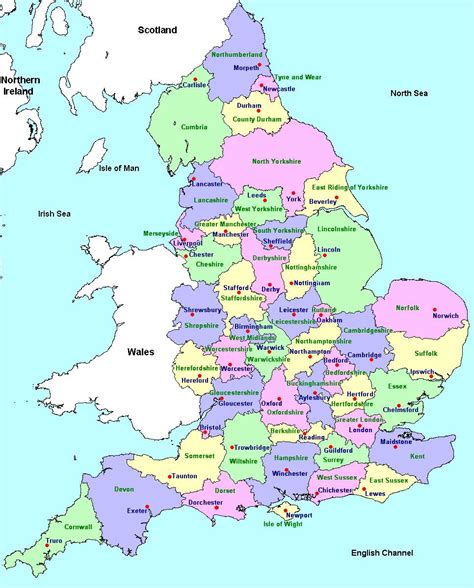 Free Printable Map Of Uk Cities And Counties Download Free Printable