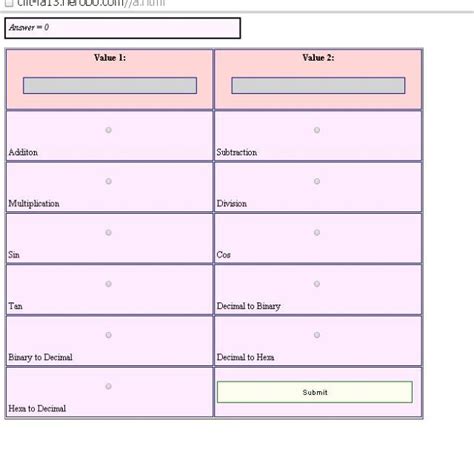 Calculator Using Php And Css 3 Html 5 Pindi Points