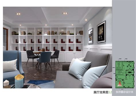 洛克铝木门窗天津有限公司展厅 3373587 设计本装修效果图