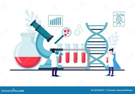 Genomics Scene Scientists Are Doing Research In Laboratory Room