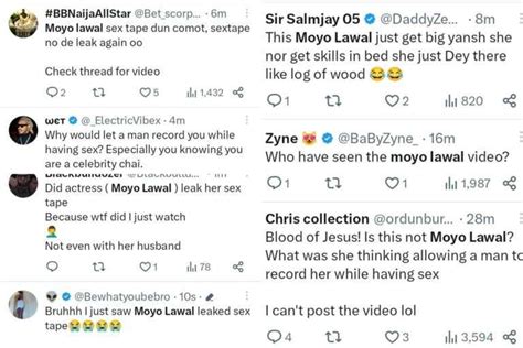 Uproar As Sex Tape Of Popular Actress Moyo Lawal Hits The Internet