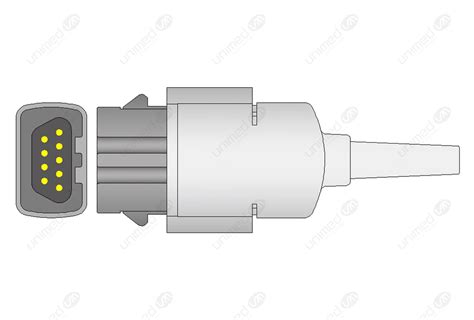 Ge Ohmeda Trusat Compatible Reusable Spo2 Sensors 10ft Neonatal Wrap Unimed Medical